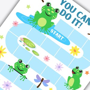 Frog Reward Chart, Reading Reward Chart, Classroom Reward Chart, Adult ...