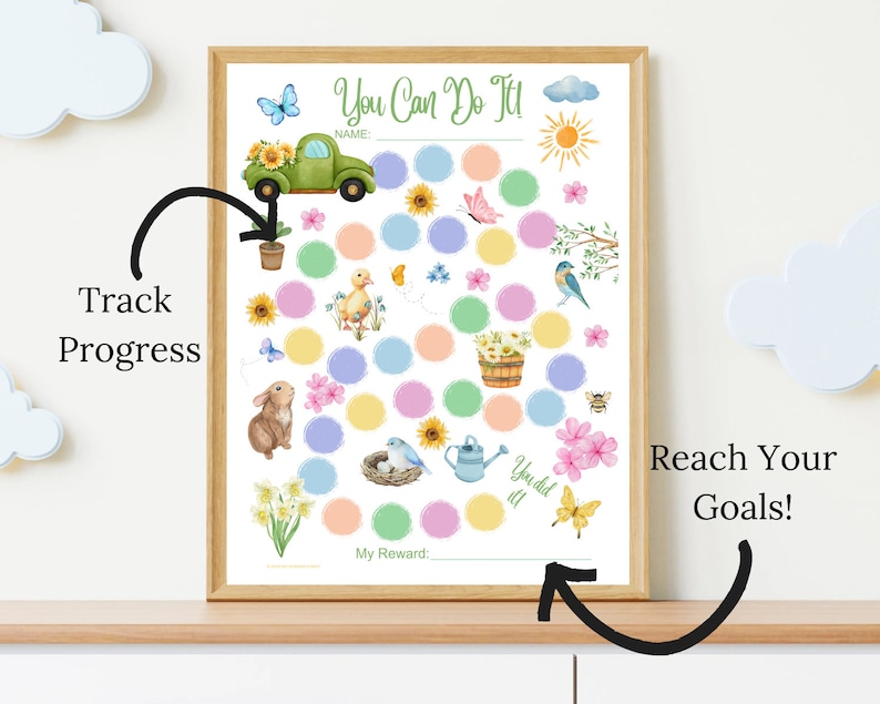 Spring Reward Chart, Flower Class Reward Chart, Summer Reward Chart ...