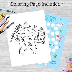 Brush My Teeth Reward Chart Printable Kids Reward Chart, Good Behavior ...