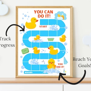 Rubber Ducky Reward Chart: Potty Training, Chores (digital Download) - Etsy