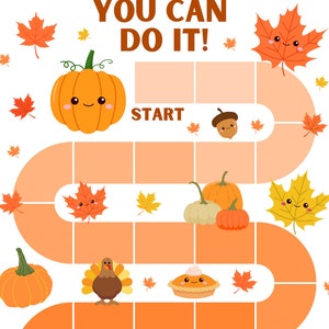 Fall Reward Chart, Kids Sticker Chart, Autumn Classroom, Toddler Chore ...