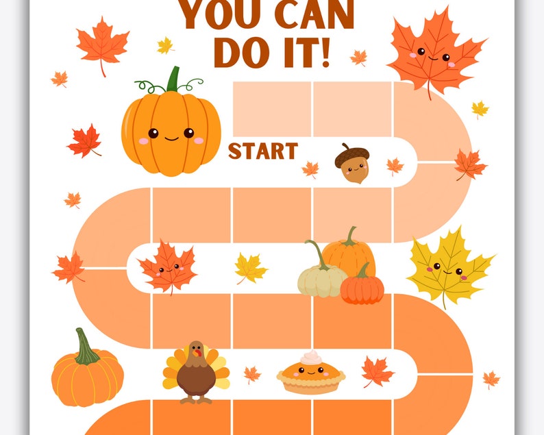 Fall Reward Chart, Kids Sticker Chart, Autumn Classroom, Toddler Chore ...