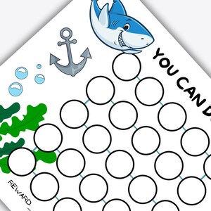 Shark Reward Charts, Home Classroom, Good Behavior Incentive, Potty ...