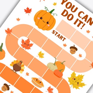 Fall Reward Chart, Kids Sticker Chart, Autumn Classroom, Toddler Chore ...