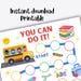 Back to School Reward Chart: Printable Behavior Tracker (PDF Download ...