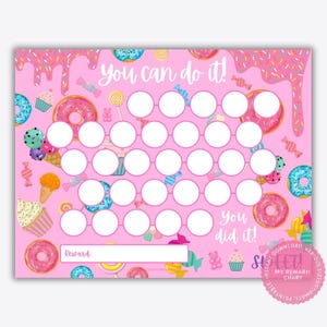 Candy Reward Chart, Girls Reward Chart, Toddler Chore Chart, Potty ...