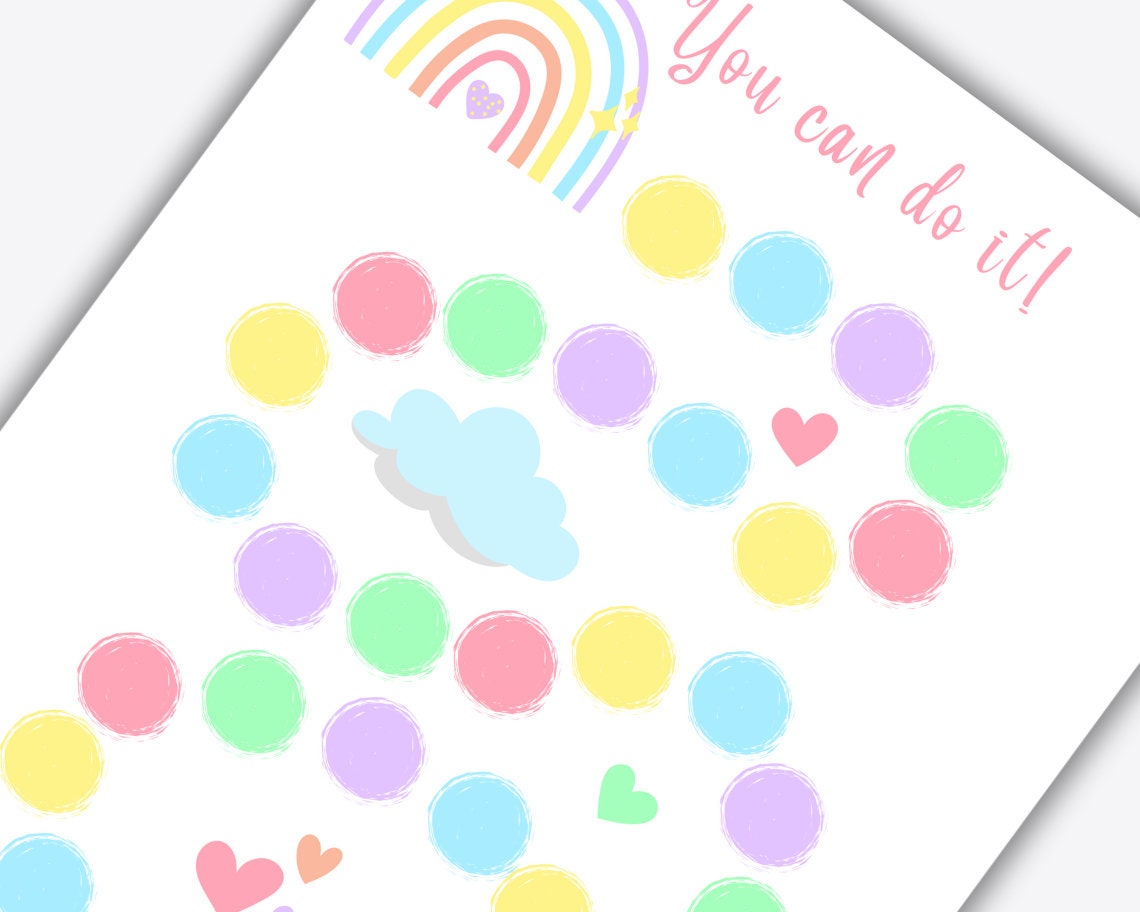 Printable Rainbow Reward Chart Rainbow Behavior Chart Pastel - Etsy ...
