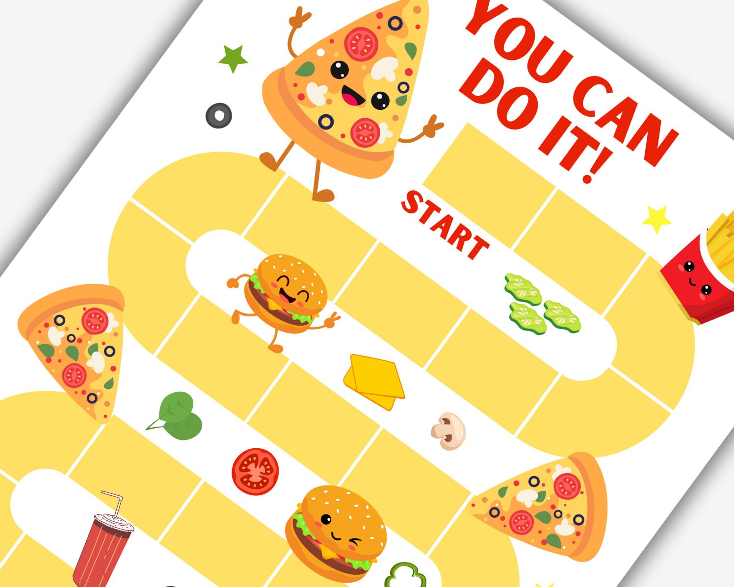 Printable Reward Chart, Pizza Reward Chart, Reward Chart Kids ...