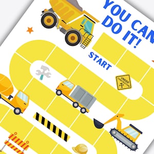 Printable Vehicle Reward Chart for Boys: Potty Training, Classroom ...