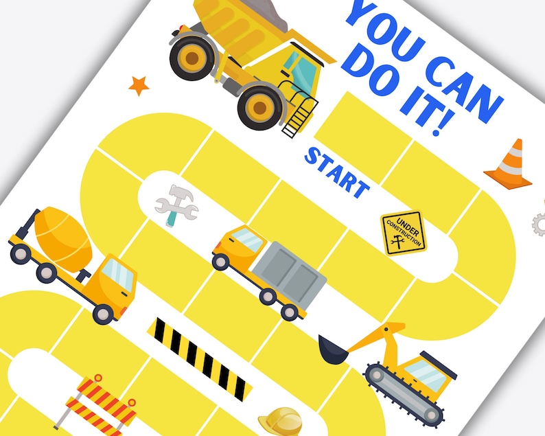 Printable Vehicle Reward Chart for Boys: Potty Training, Classroom ...