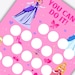 Princess Sticker Chart Printable, Kids Reward Chart, Behaviour Chart ...