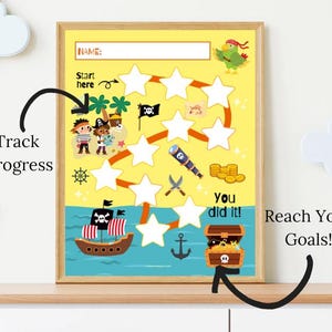 Potty Training Chart Bundle for Toddler Boys, Sticker Chart, Behavior ...