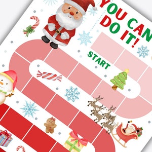 Christmas Reward Chart, Printable Reward Chart, Kids Reward Chart ...