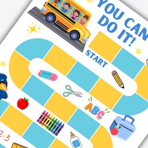 Back to School Reward Chart for Kids – Printable Behavior Chart ...