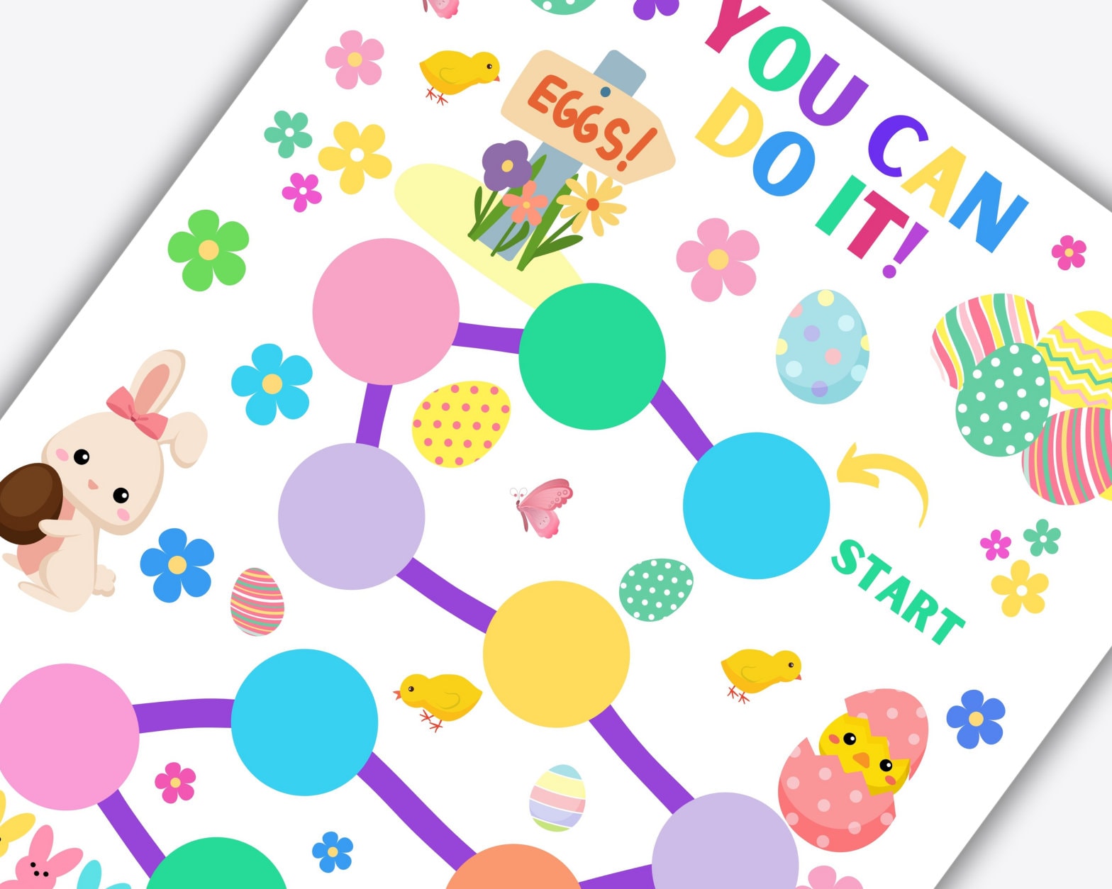 Easter Reward Chart, Kids Reward Chart, Classroom Goal Tracker, Habit ...