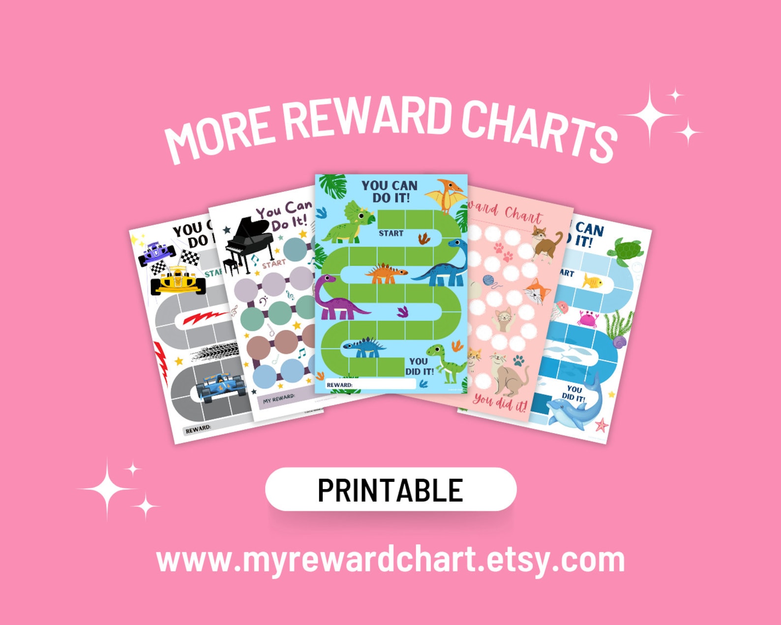 Girls Princess Reward Chart Printable, Kids Reward Chart, Behaviour ...
