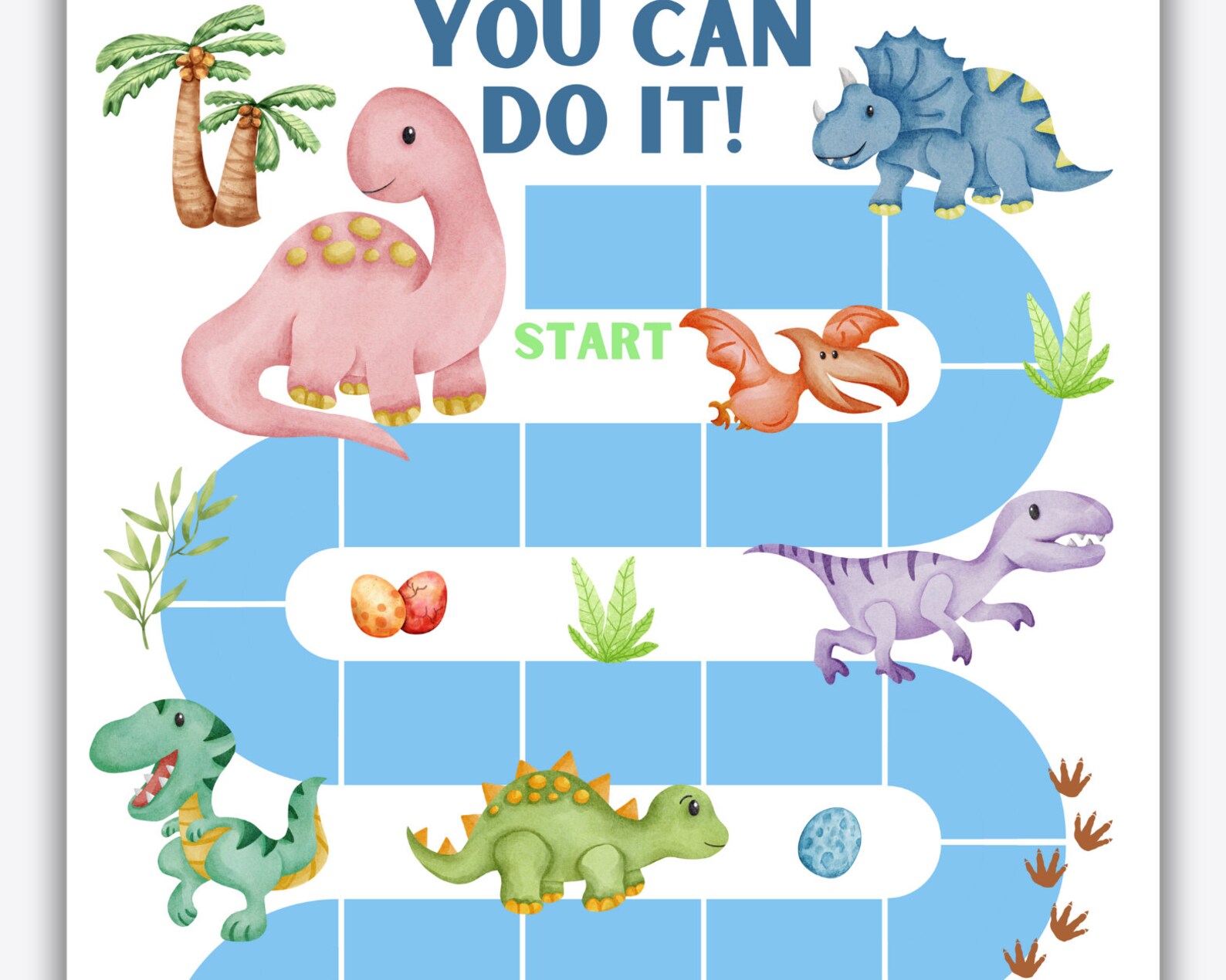 Printable Dinosaur Reward Chart for Kids, Kids Reward Chart, Behavior ...
