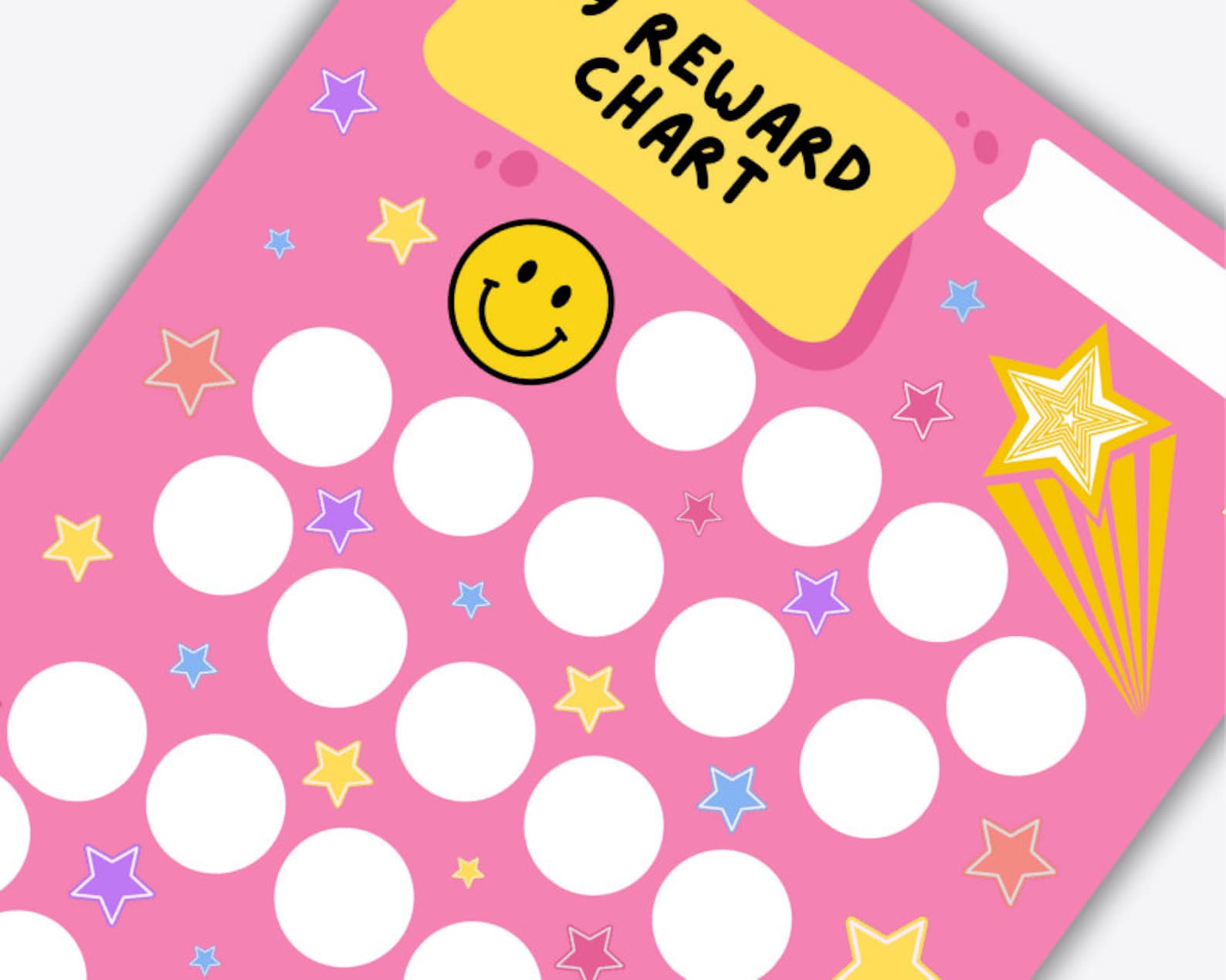 Kids Reward Chart Printable, Sticker Chart for Classroom, Preschool ...