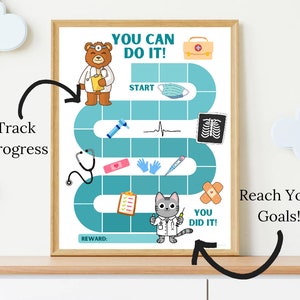 Printable Doctor Visit Reward Chart: Toddler Behavior Tracker (PDF) - Etsy