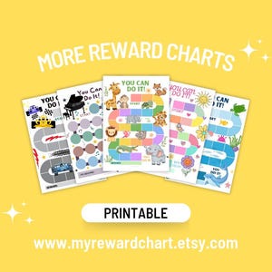 Llama Reward Chart for Kids: Potty Training, Behavior (PDF, JPG, PNG ...