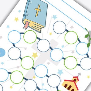 Bible Reading Reward Chart: Christian Habit Tracker (PDF Printable) - Etsy