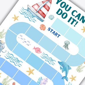 Nautical Kids Reward Chart: Printable Behavior & Chore Tracker (PDF) - Etsy