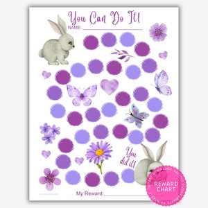 Printable Reward Chart, Easter Reward Chart, Potty Training Chart, Kids ...