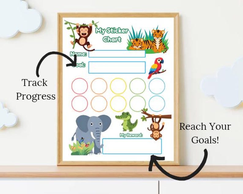 Classroom Reward Charts Bundle Jungle and Ocean Behavior Charts ...