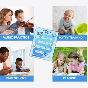 Fish Reward Chart Kids Printable, Ocean Sticker Chart, Sea Creature ...