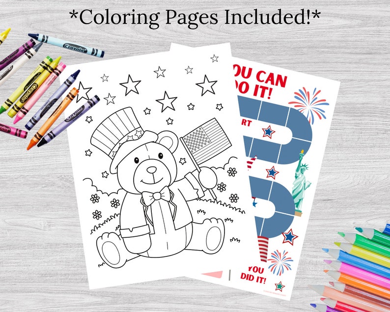 Printable Patriotic Reward Chart, Printable Potty Training Chart ...