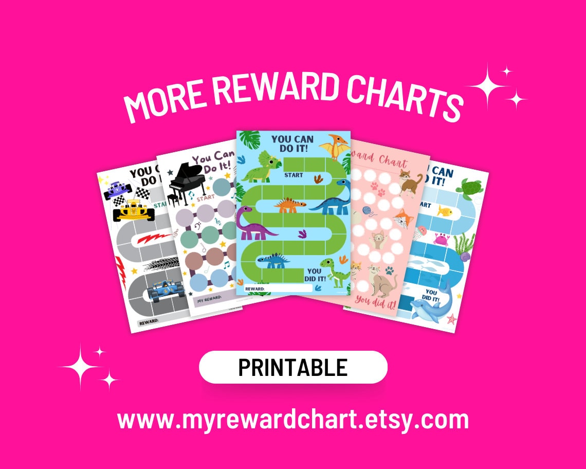 Valentine Reward Chart Printable Heart Reward Chart Reward - Etsy