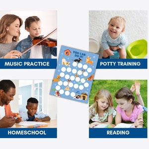 Puppy Dog Reward Chart: Kids Behavior Tracker (printable PDF) - Etsy