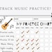 Printable Guitar Practice Reward Chart: Music Progress Tracker (PDF) - Etsy