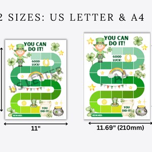Leprechaun Reward Chart: St. Patrick's Day Kids Behavior (PDF) - Etsy