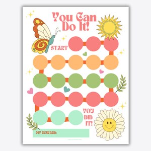 Flower Reward Chart, Butterfly Sticker Chart, Behavior Tool, Classroom ...