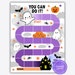 Halloween Reward Chart, Printable Reward Chart, Kids Fall Sticker Chart ...