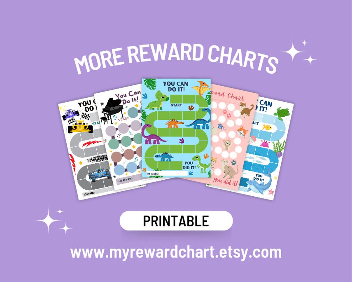 Printable Flower Reward Chart for Girls, Groovy Reward Chart, Flower ...