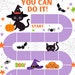 Halloween Reward Chart, Printable Kids Reward Chart, Cat Sticker Chart ...
