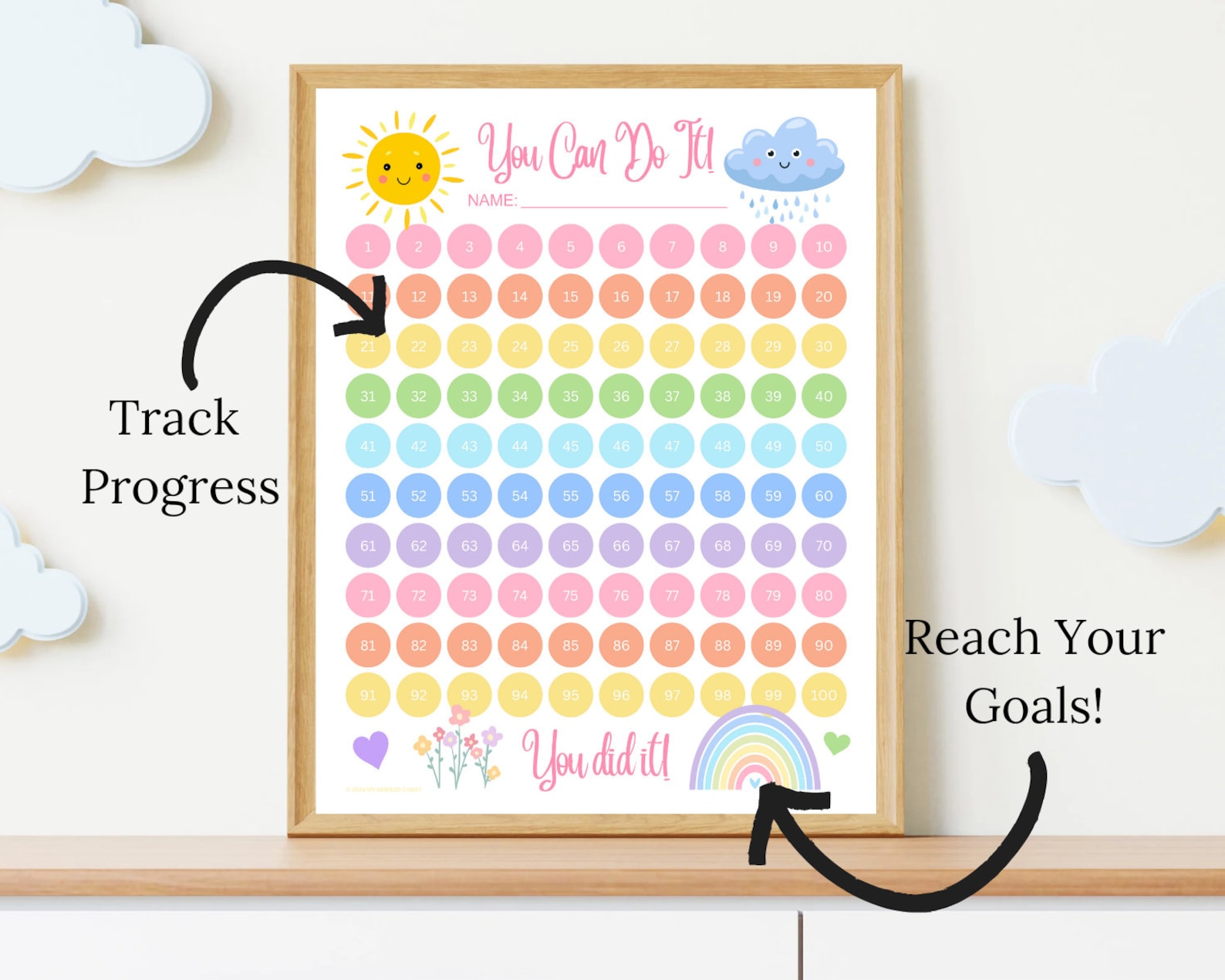 Kids Printable Reading Chart, Reading Reward Chart, Kids Reward Chart ...