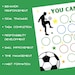 Soccer Reward Chart for Boys, Behavior Chart, Kids Sticker Chart, Goal ...