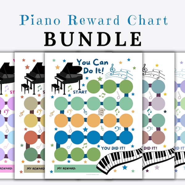 Printable Piano Practice Chart - Etsy