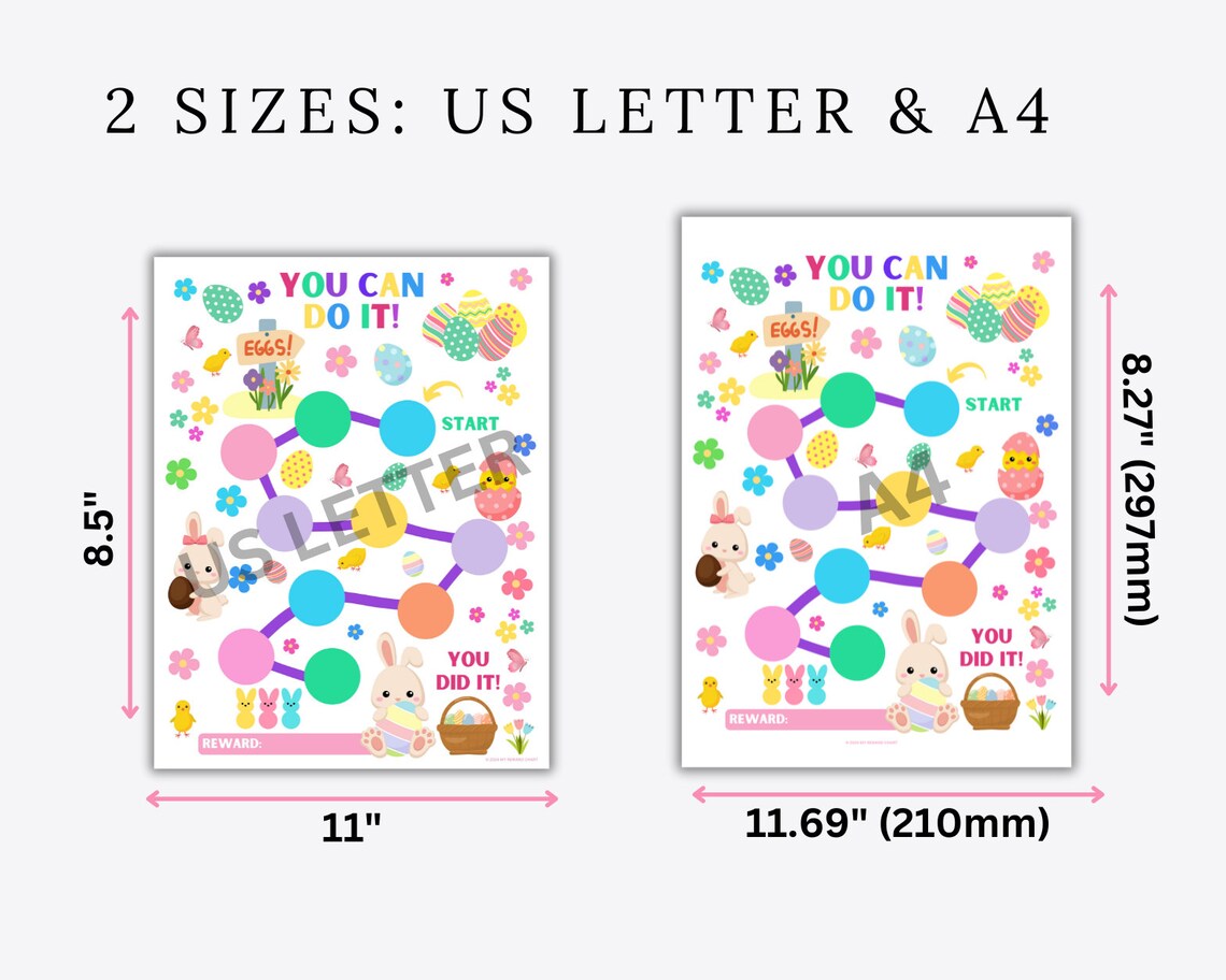 Easter Reward Chart, Kids Reward Chart, Classroom Goal Tracker, Habit ...