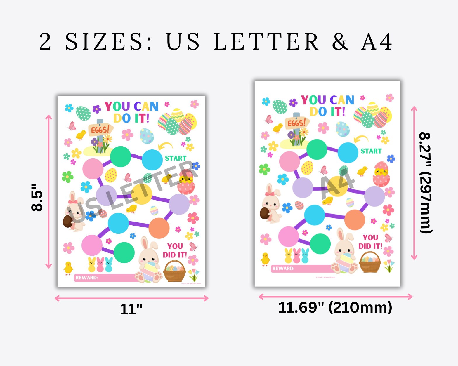 Easter Reward Chart, Kids Reward Chart, Classroom Goal Tracker, Habit ...