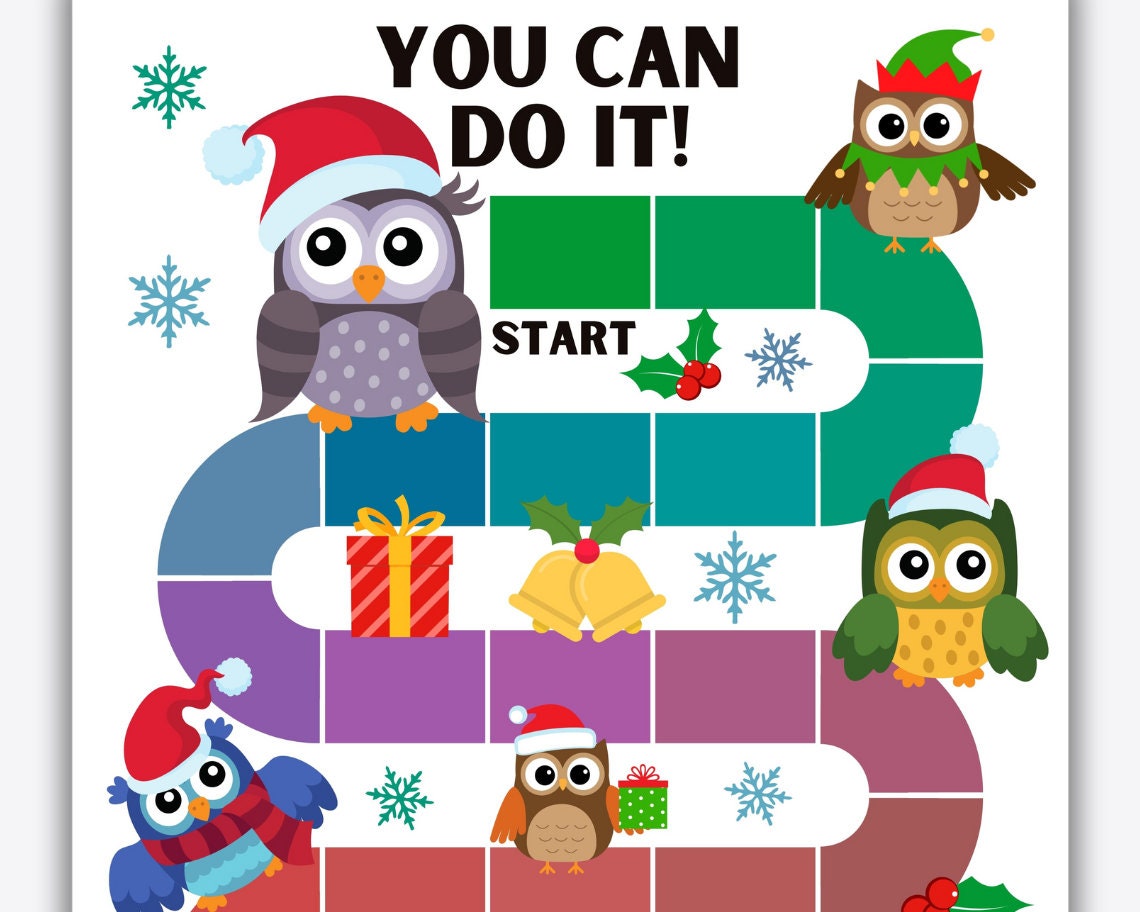 Printable Reward Chart, Christmas Reward Chart, Kids Reward Chart ...