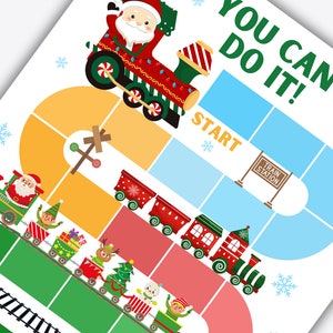 Train Reward Chart, Christmas Sticker Chart, Reward Chart Kids ...