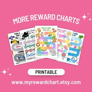 Rainbow Reward Chart Bundle, Printable Sticker Chart, Incentive Chart ...
