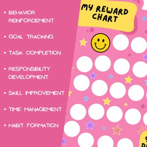 Kids Reward Chart Printable, Sticker Chart for Classroom, Preschool ...
