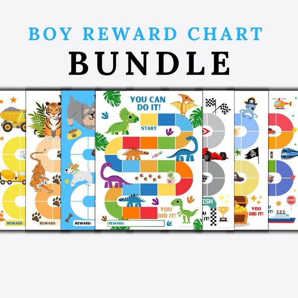 Rainbow Reward Chart Printable, Rainbow Potty Training Chart, Behavior ...