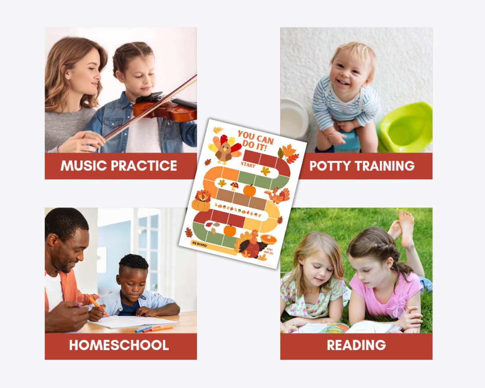 Autumn Turkey Reward Chart: Fall Classroom Behavior, Potty Training ...