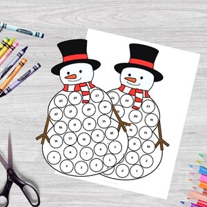 Printable Christmas Countdown, Snowman Reward Chart, Snowman Sticker ...